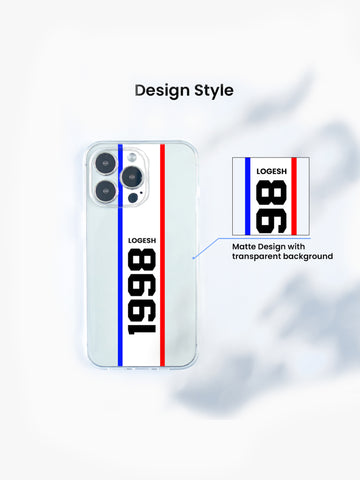 Since Name and Year Printed Clear Silicone Cover – The Objects In