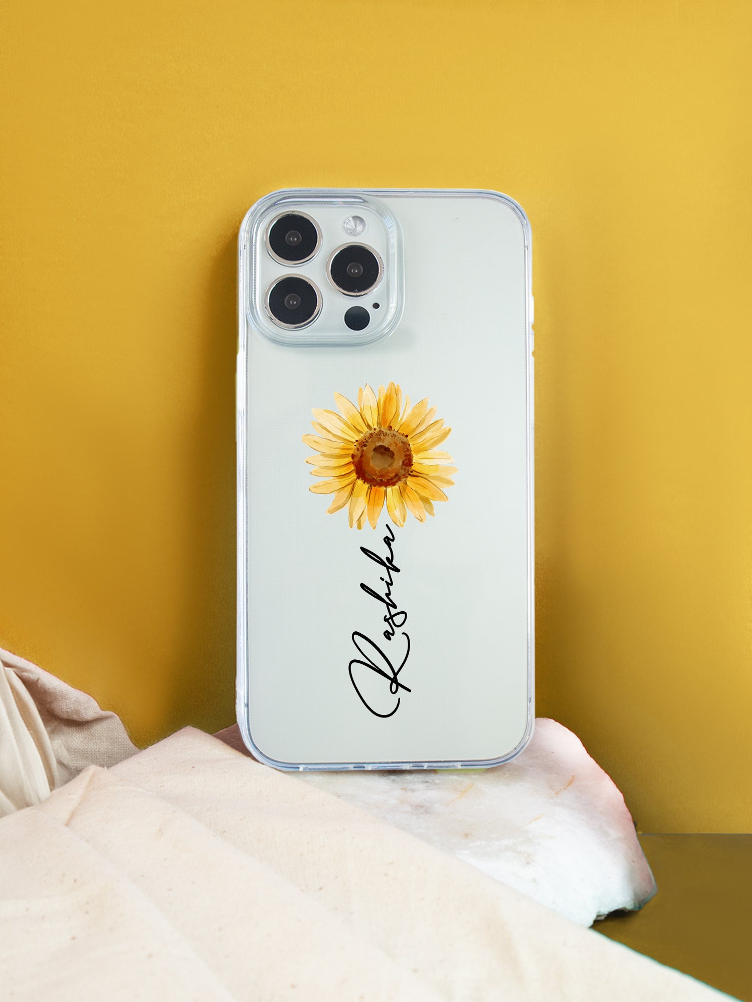 Blossom Name Printed Clear Silicone Cover – The Objects In